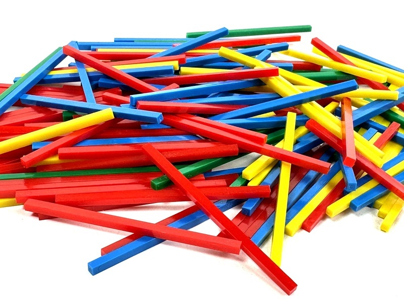 plastic counting sticks